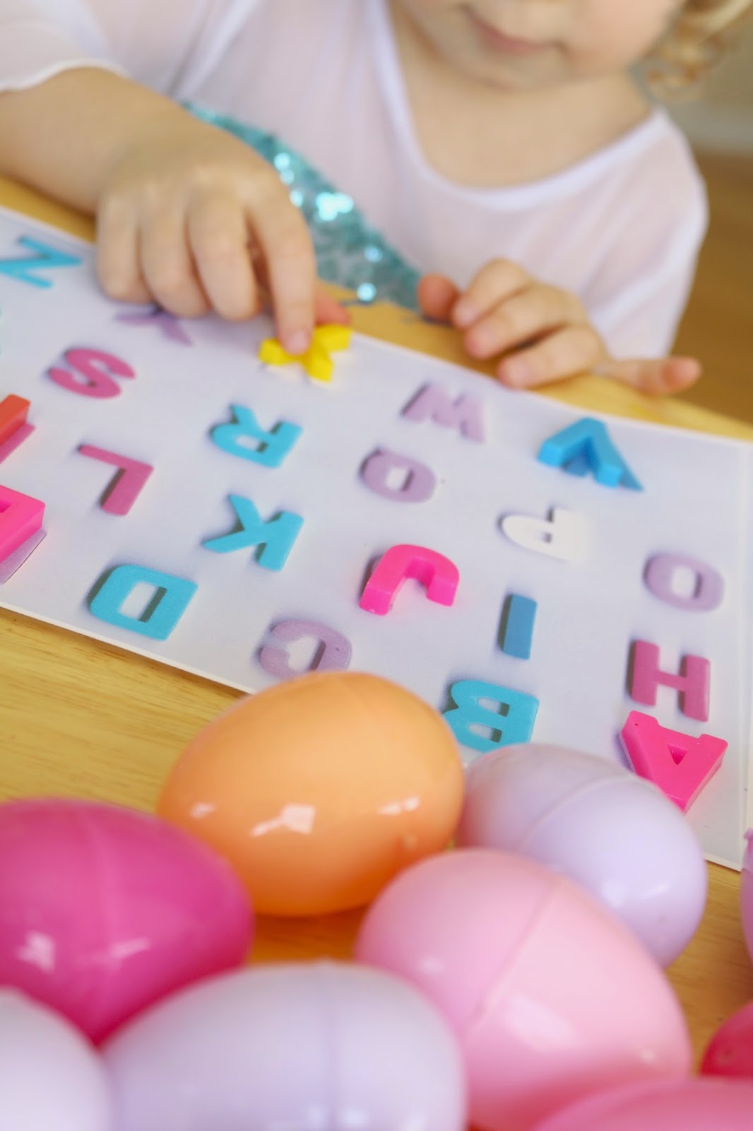 Matching Letters Easter Egg Activity | School Time Snippets