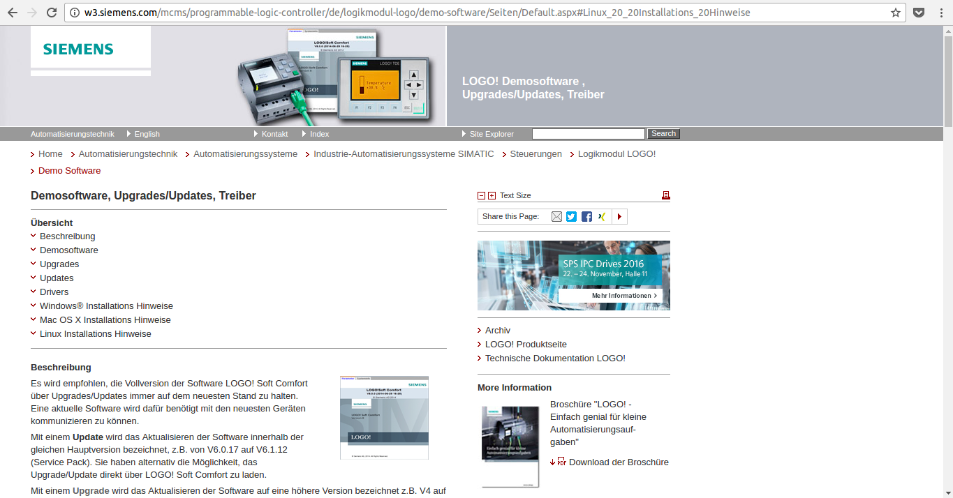 fp Kanarias: Logo!Soft Comfort 8.0: instalación en Ubuntu Linux 16.04