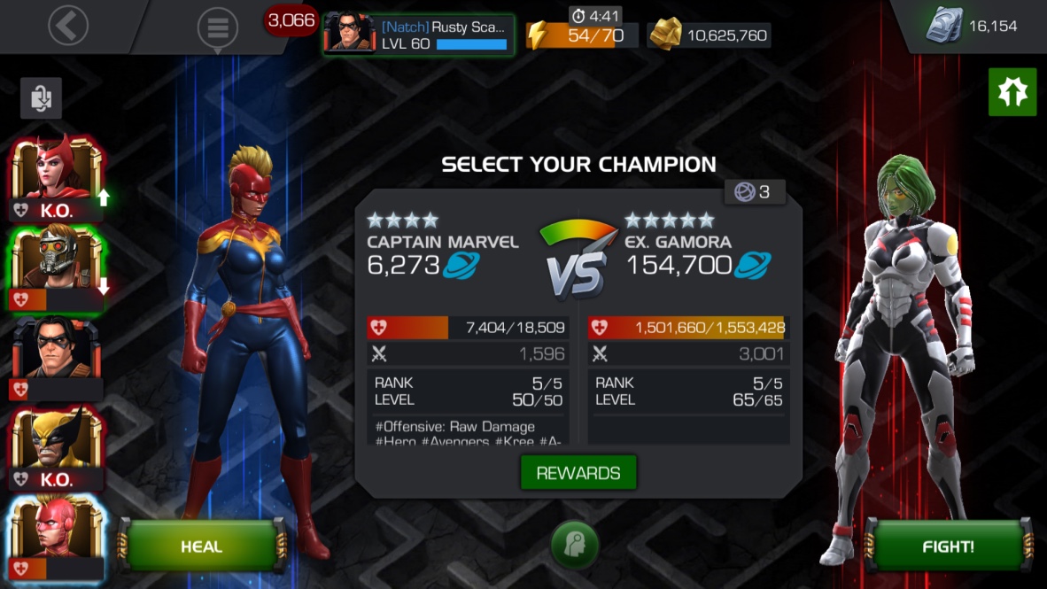 [Natch] Team Awesome Alliance MCOC: Rusty's Labyrinth of Legends "Easy ...