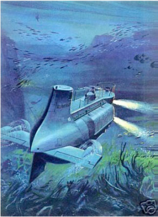 SUBMARINOS ---: El primer submarino de Alumino: el Aluminaut de la Reynolds
