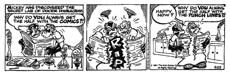 Disney Comics Randomness: "Reform and Void" in Mickey Mouse #312