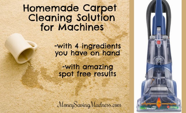 Ideas & Products: Easy Homemade Carpet Cleaning Solution For Machines