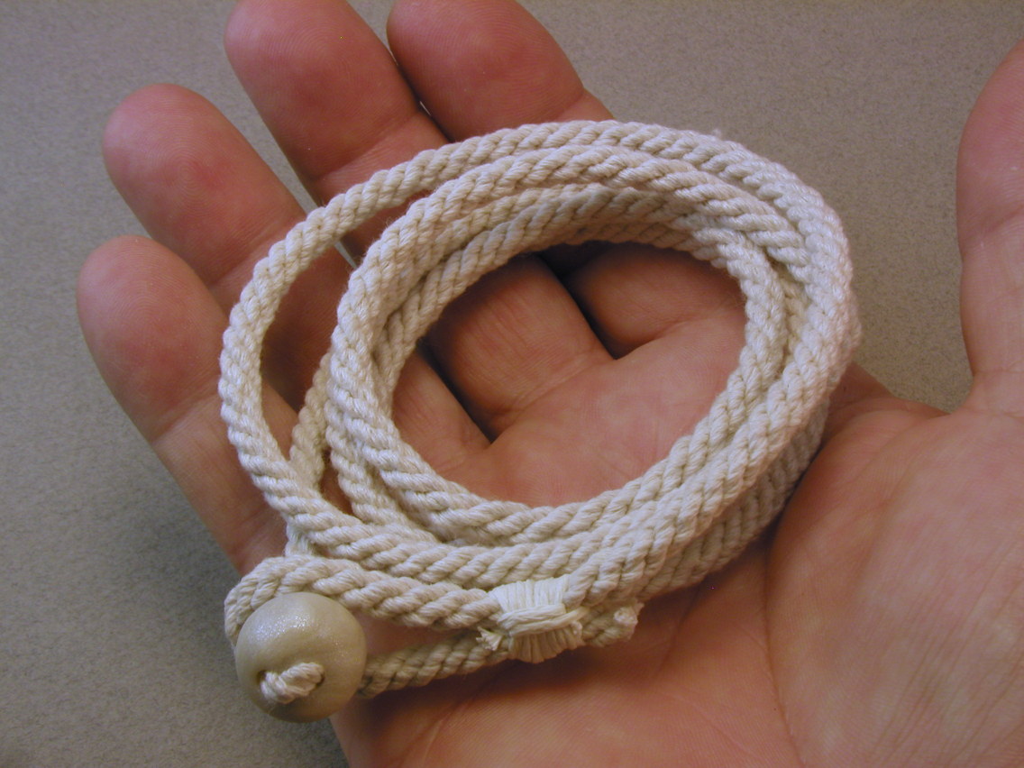 Knots and fiber bracelets: wrap rope bracelet or necklace of hand ...