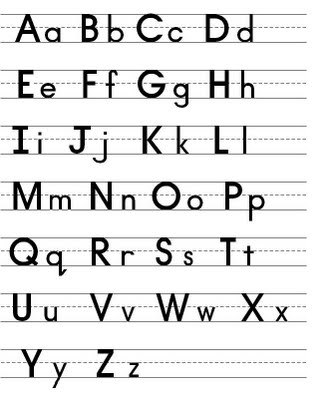 English For Little Ones: English Alphabet Handwriting