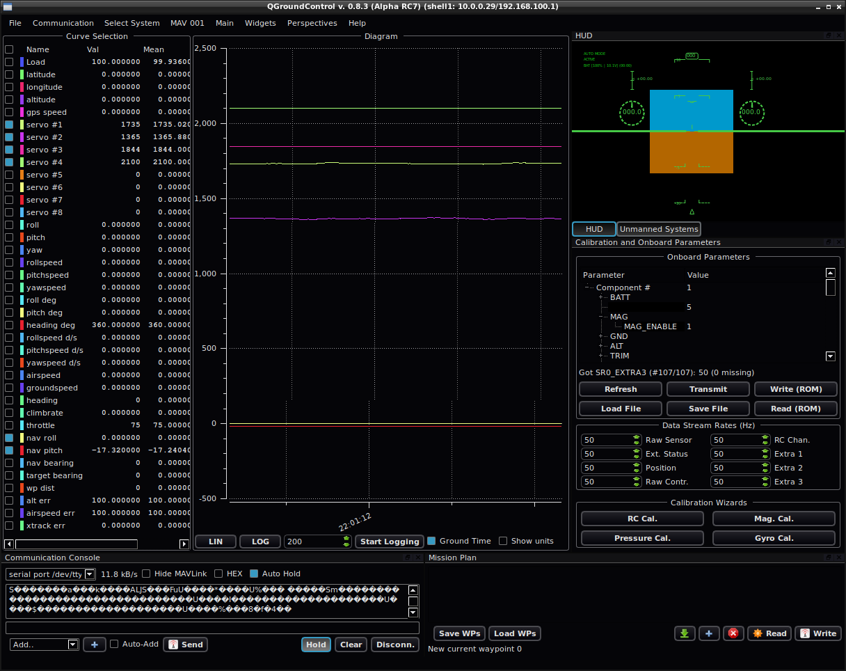 /dev/random: ArduPilotMega and qGroundControl for testing