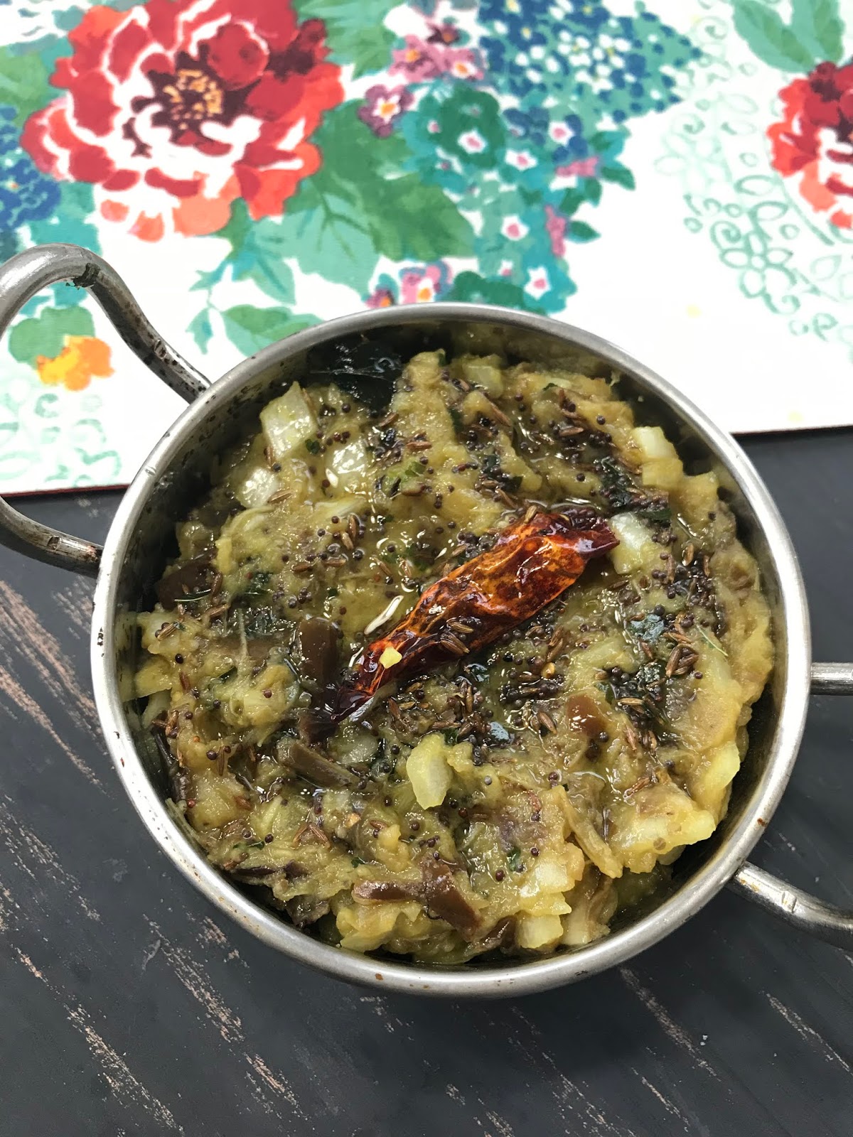 Pulagam(Sesame rice) and Vankaya Bajji (Spicy,Tangy Eggplant curry ...