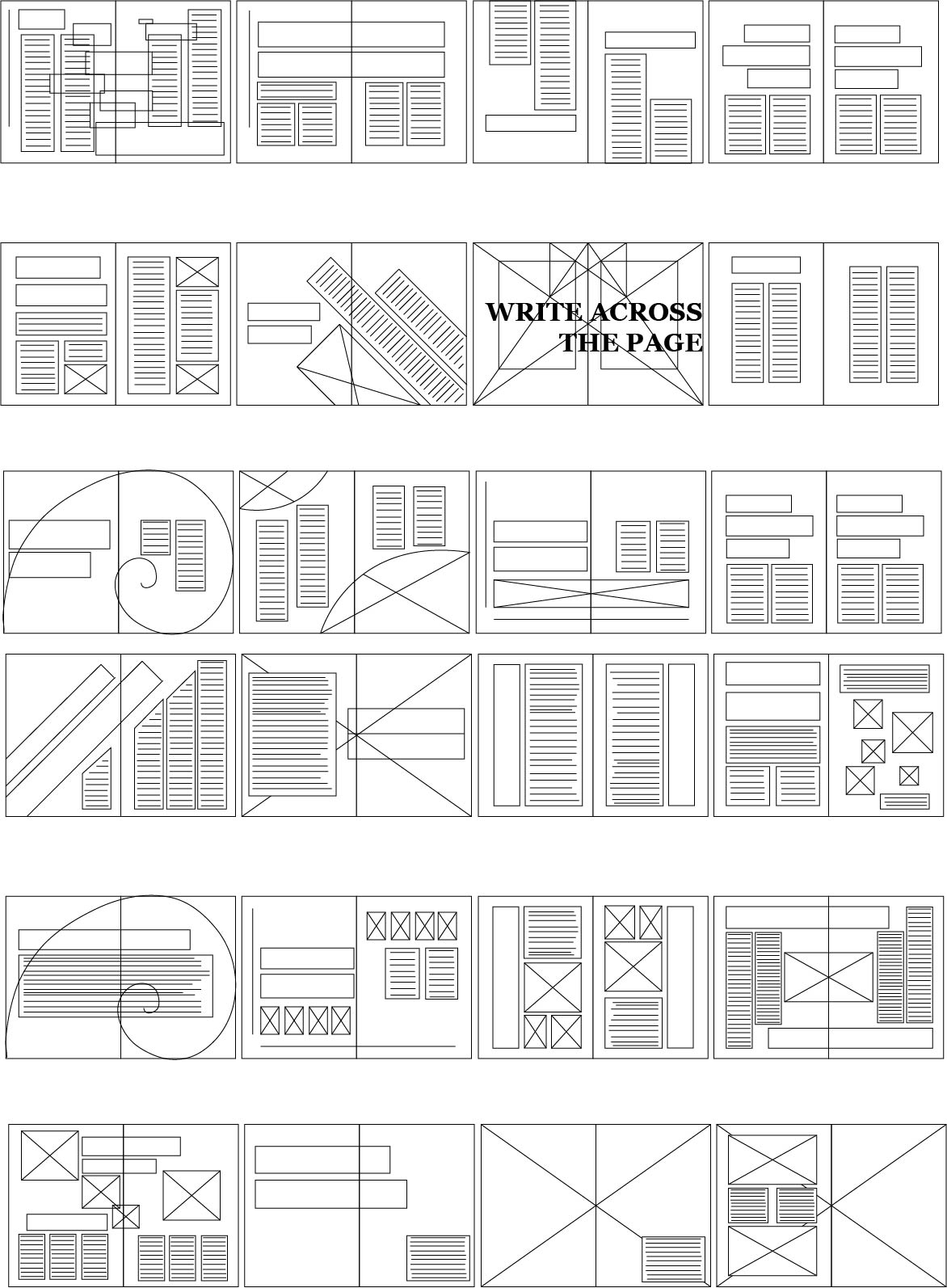 DesignPractice: OUGD404 - Design principles - page layout designs