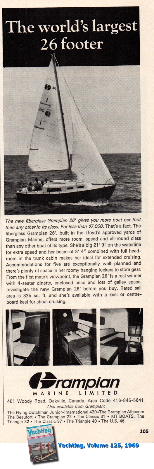 Grampian 26 ⛵ "Worlds Largest 26 Footer" : History Glance