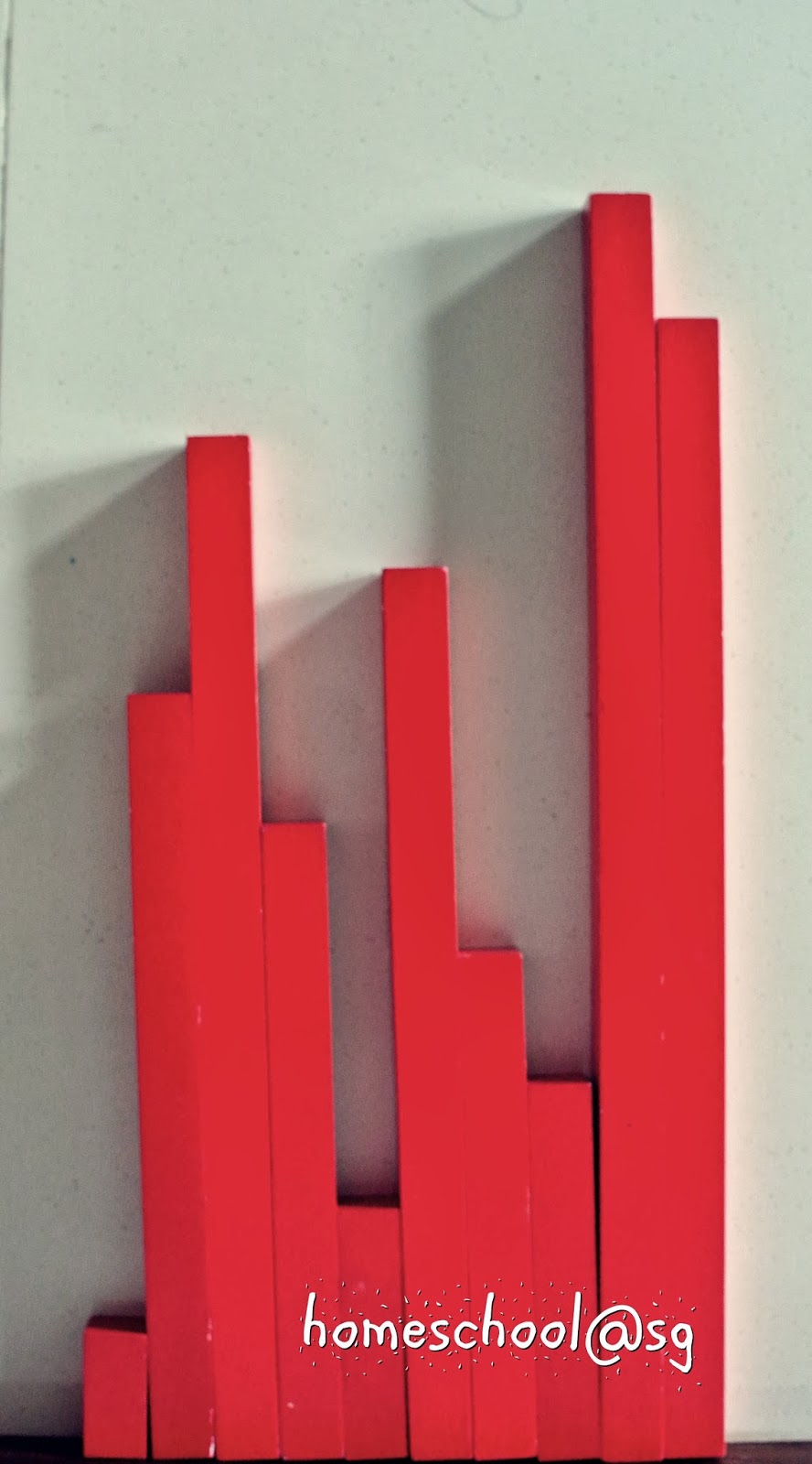 Homeschool@sg: Montessori Red Rods