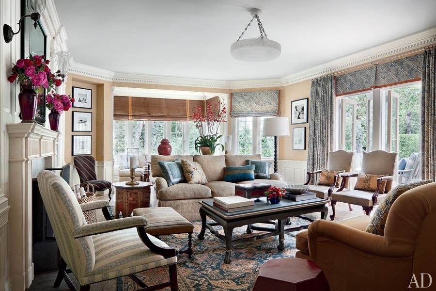 New Home Interior Design: Michael S. Smith Renovates a Glamorous ...