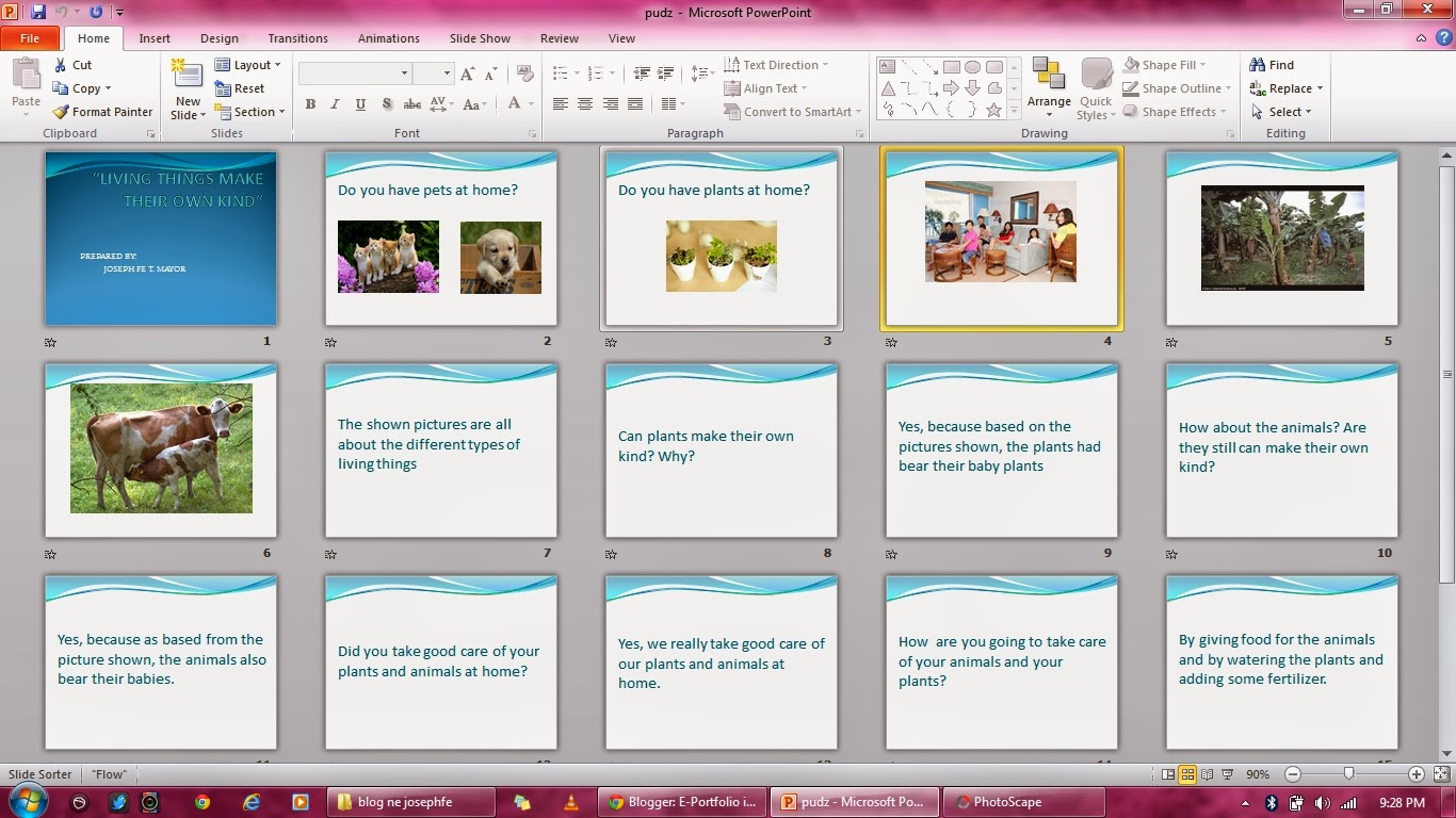 E-Portfolio in Educational Technology 2: EXERCISE 8 (MS POWERPOINT)