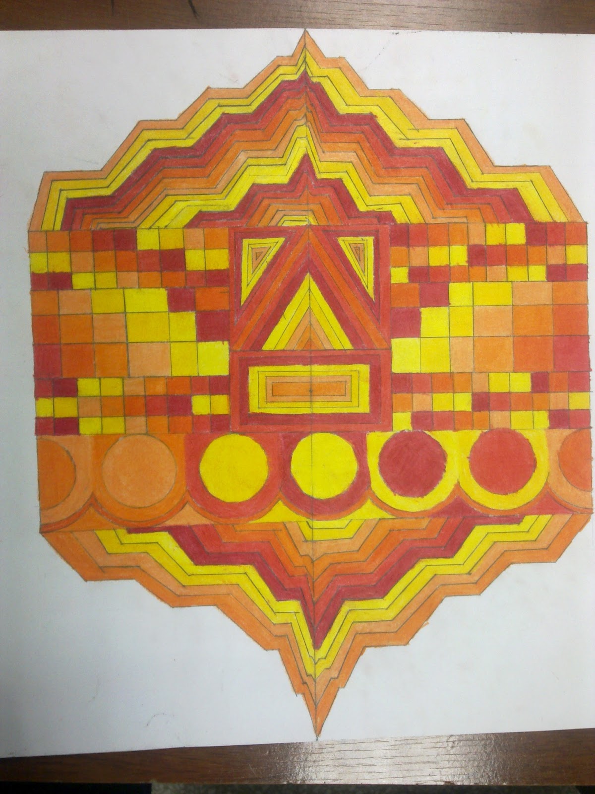 COMPOSICIÓN GEOMÉTRICA 3er. año -2012