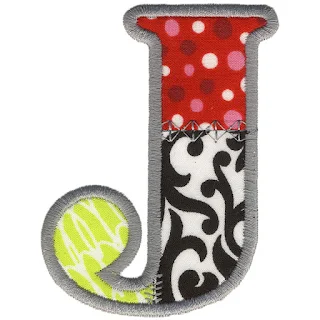 Abecedario con Retazos de Tela en Patchwork. Alphabet in Patchwork ...