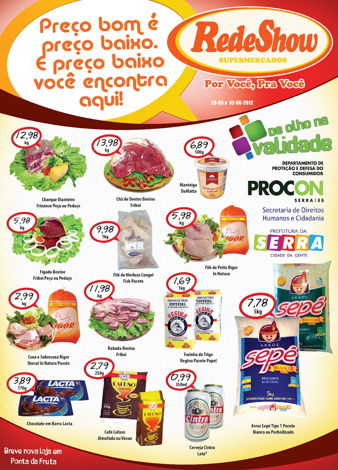 RG Marketing e Propaganda: Rede Show Supermercados - Folheto semanal