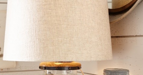 Fillable Glass Table Lamps | Beach Shell Jar Lamps & More