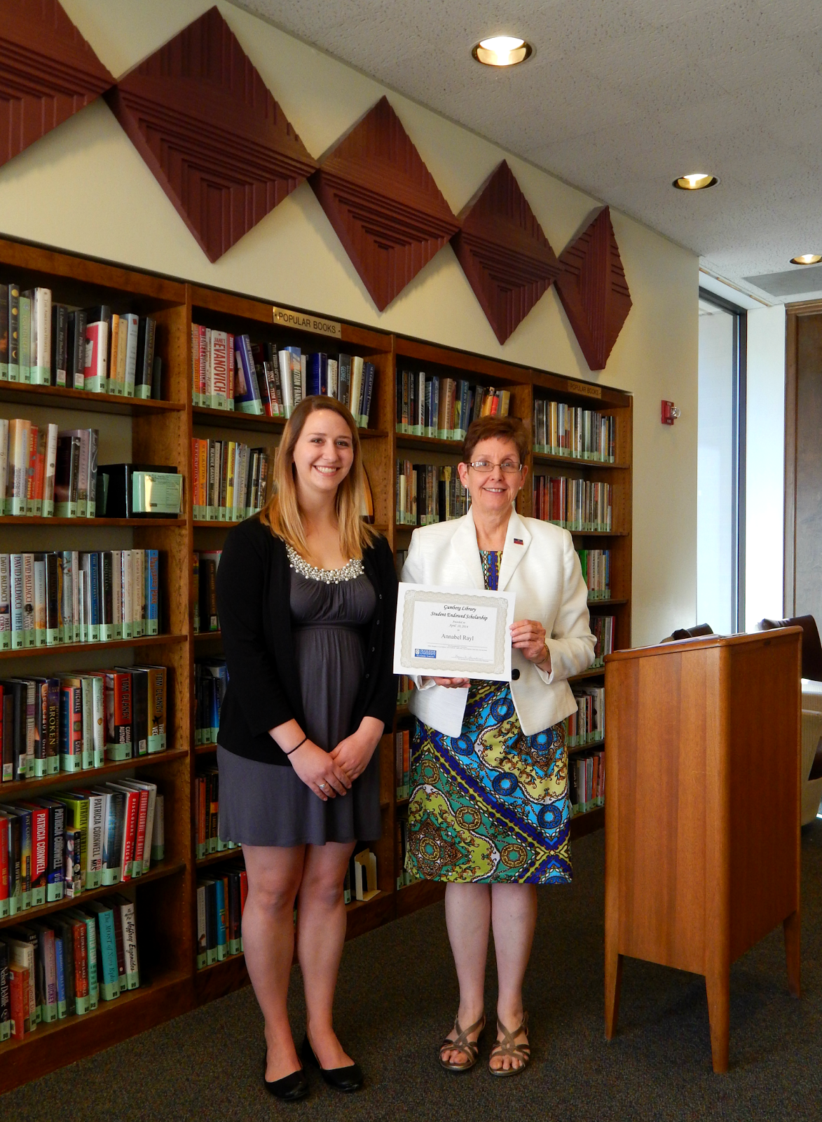 Gumberg Library News: Nursing Student, Annabel Rayl Wins Gumberg ...