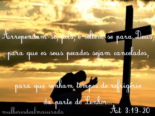 Cantinho Restaurado: Jesus te convida ao arrependimento