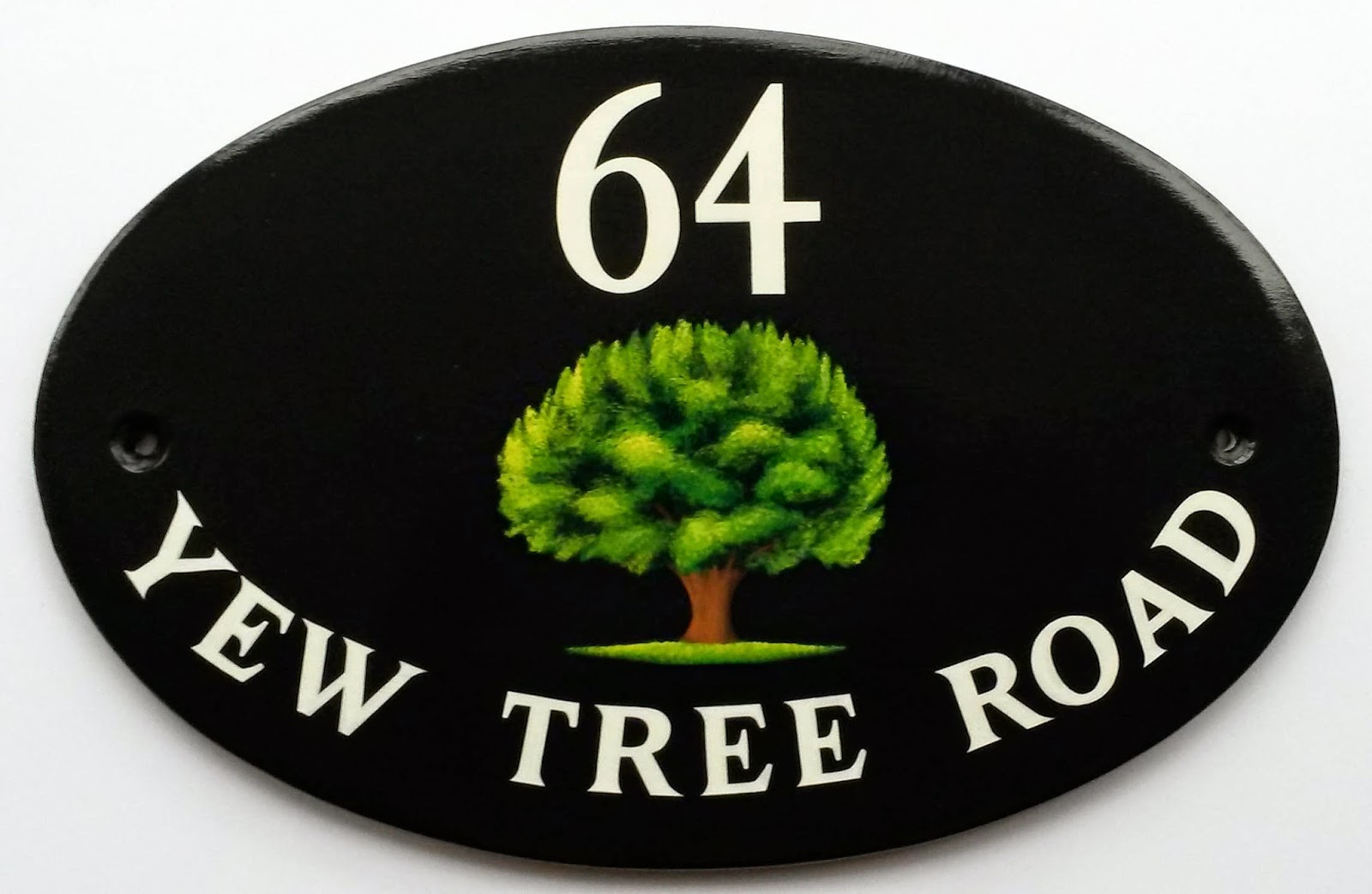 Hand Painted House Signs by Ceramic Art: House Signs, Farms Signs ...