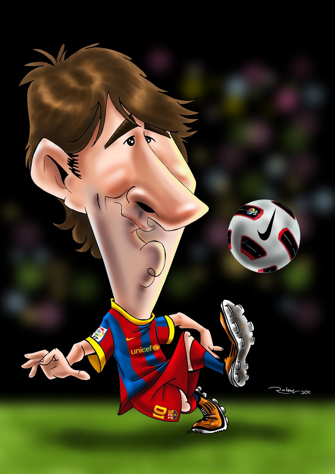 Roberto Bolivar: Lionel Messi "La pulga"