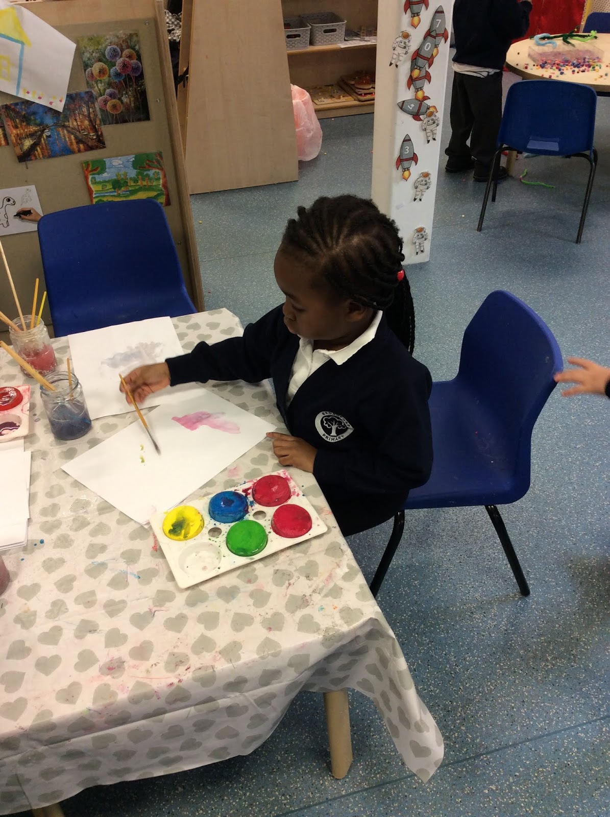 Broadford EYFS: Exploring Watercolour in Nursery