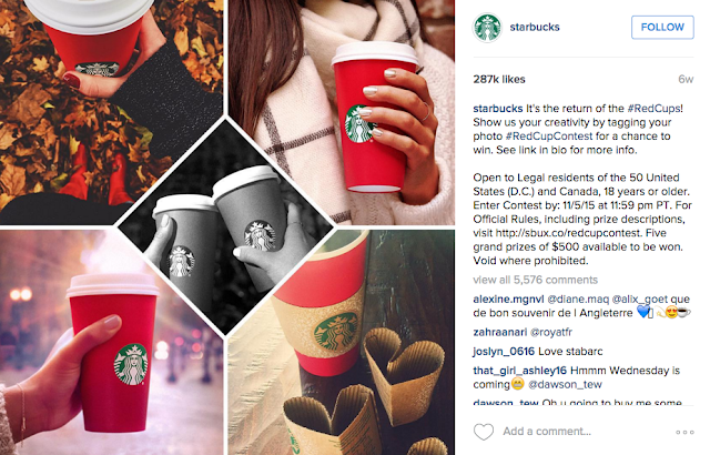Best Social Media Campaigns: Starbucks: Red Cup Contest