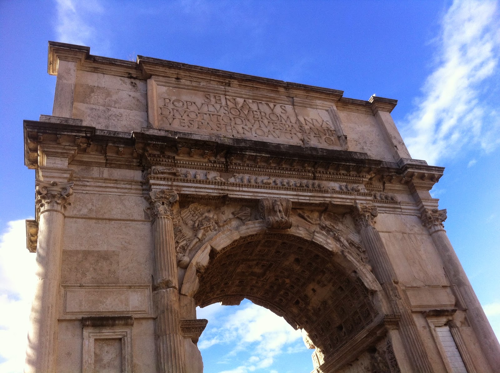 Glass half-Full and Glass Chimera: 70 A.D. and the Arch in Rome