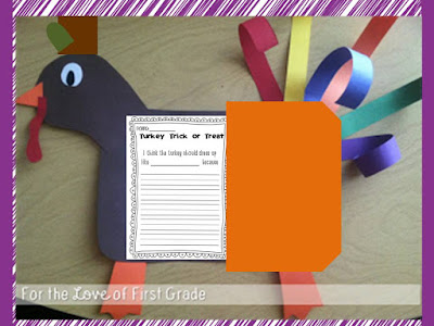 For the Love of First Grade: Trick or Treat with Turkey