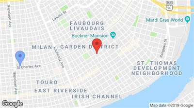 The Home of Britton Trice, owner of New Orleans' Garden District Bookshop