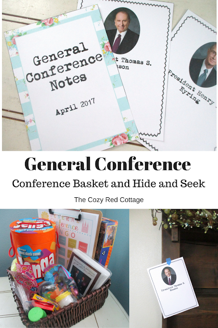 The Cozy Red Cottage: Updated General Conference Note Cover Page