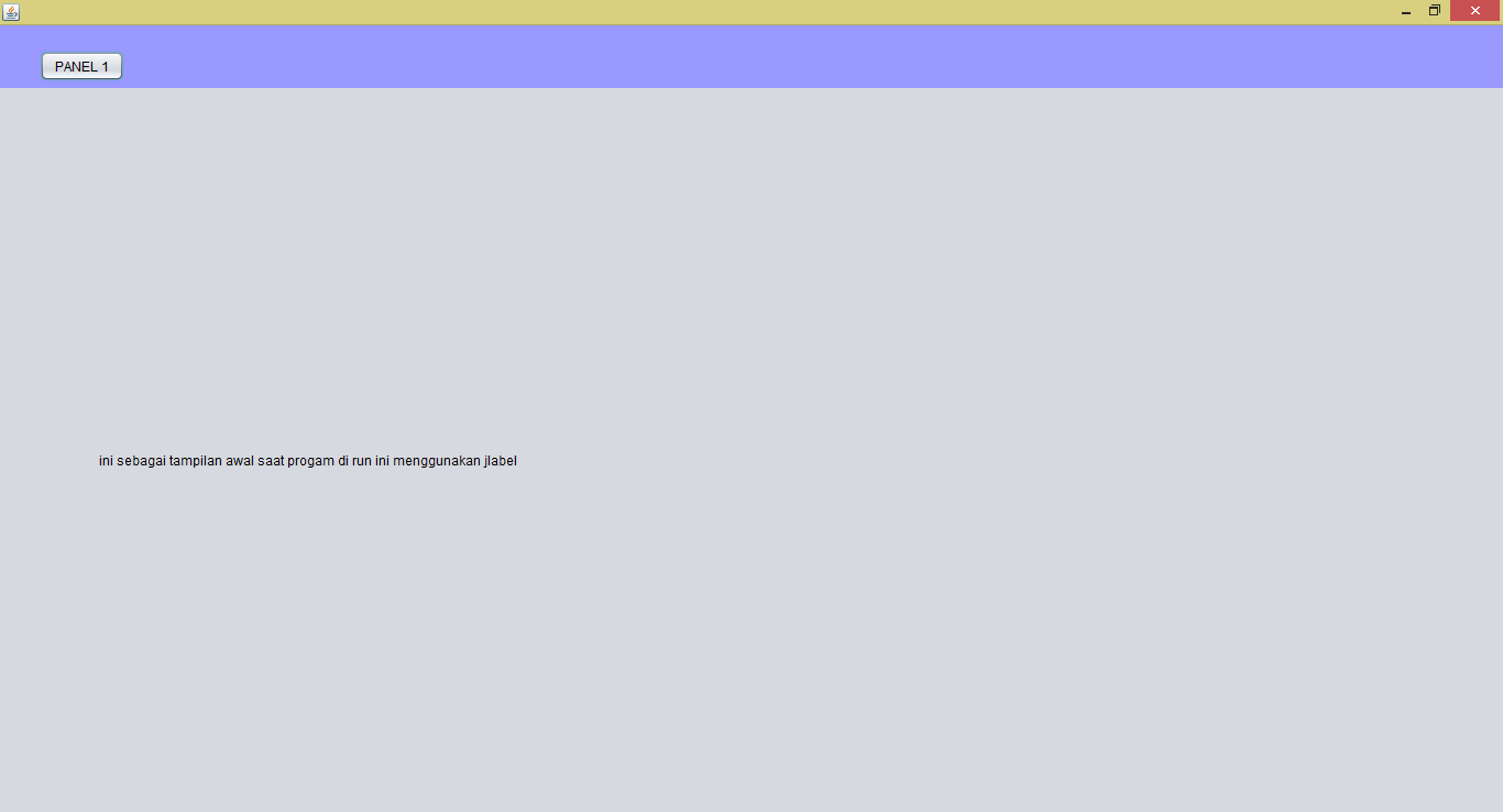 CARA MEMBUAT TRANSISI ANTAR JPANEL DI JAVA MENGGUNAKAN NETBEAN 7.4 ...