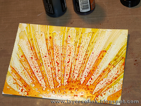 Layers of ink: Dry Embossed Wax Resist Tutorial