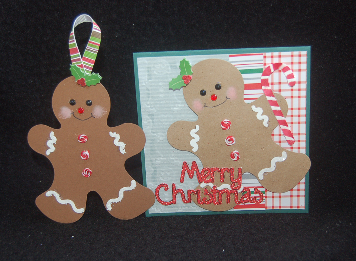 Lynn's Craft Blog: Gingerbread Cards and Tag