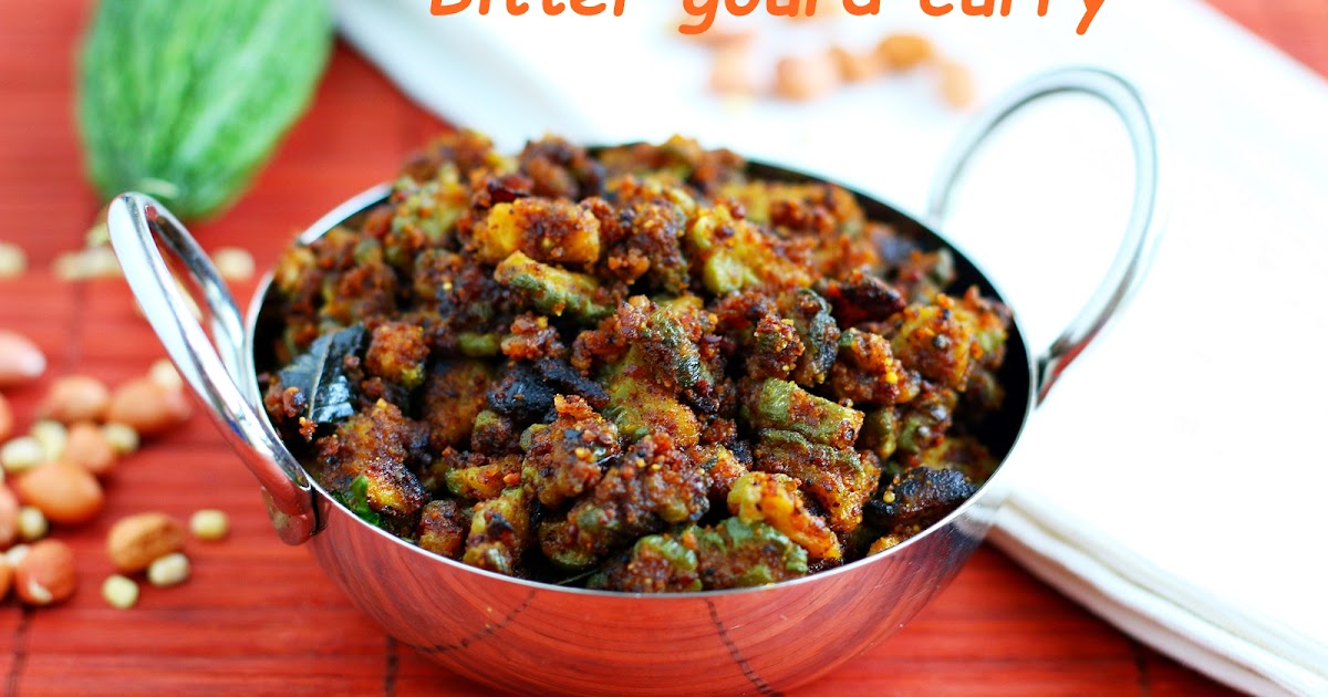 Jeyashri's Kitchen: Pavakkai curry recipe | Bitter gourd curry