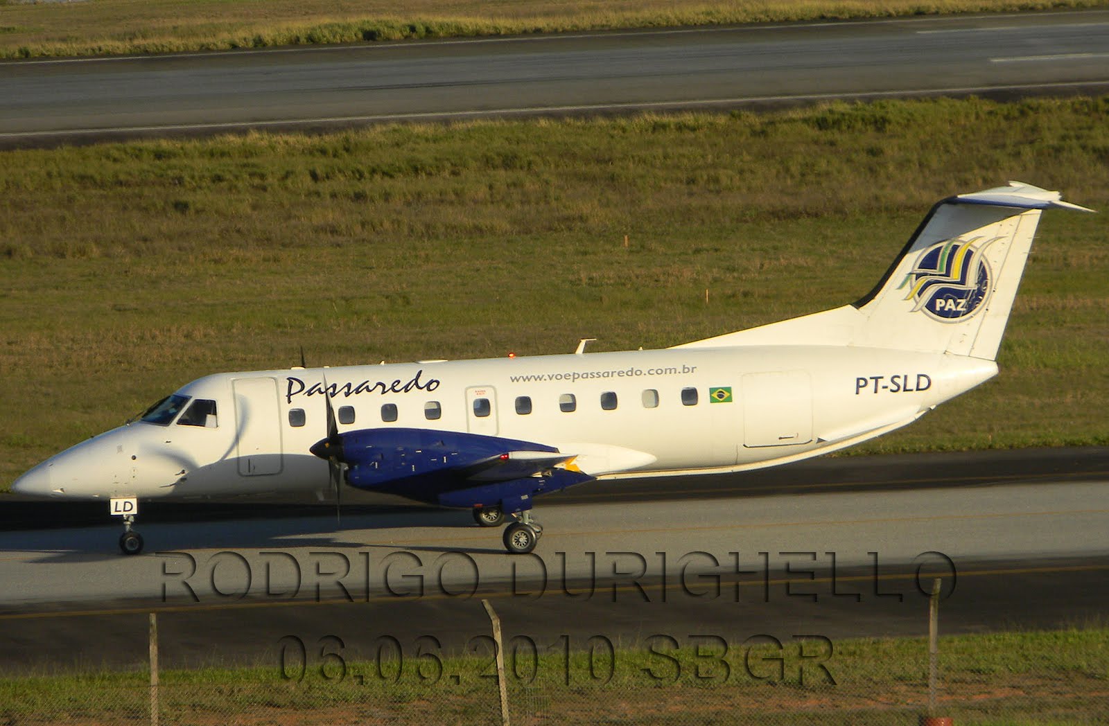 PLANETA AVIÃO: PASSAREDO EMB-120 BRASILIA PT-SLD