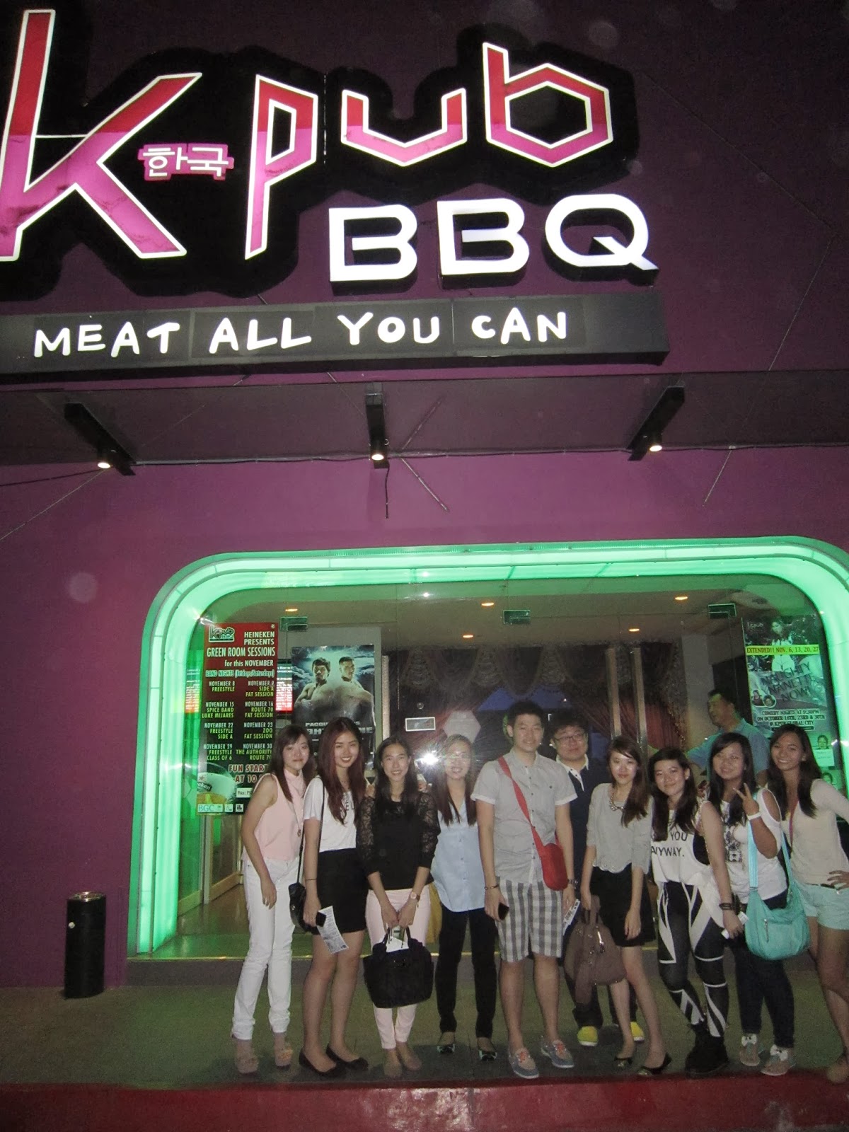 My Life's Journey Towards Korea~! :3: Kpub BBQ ~ Eating in the Dark ...
