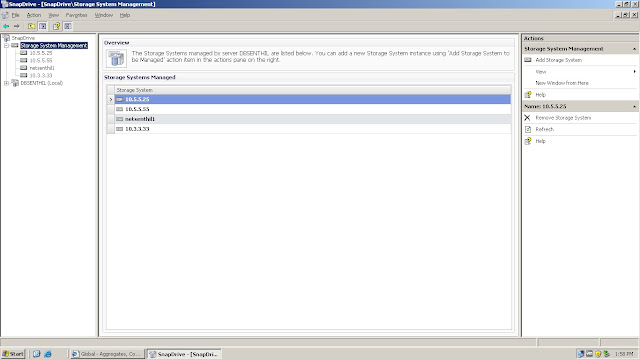 Storage area networks: NetApp Snap Drive Configuration