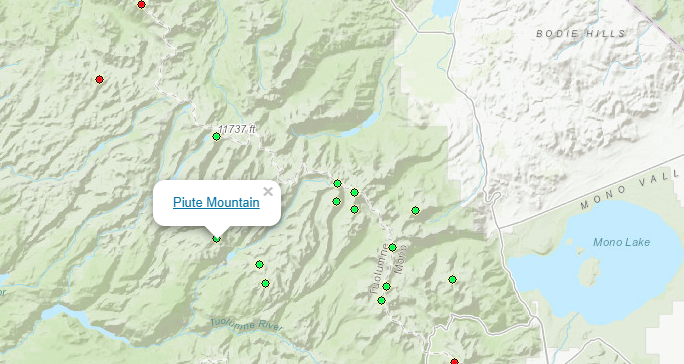 Piute Mountain From Robinson Creek - First Church of The Masochist