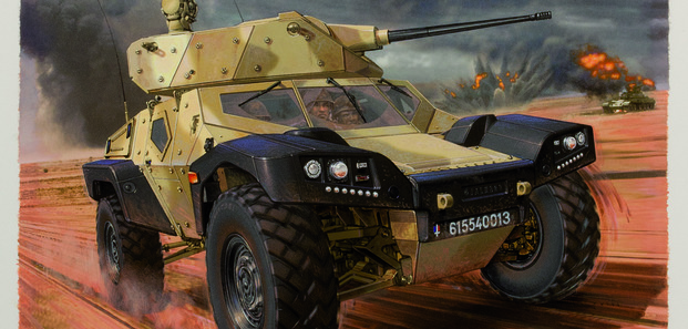 Bioroids and Bombots: Vehicles: Badger Armoured Car.