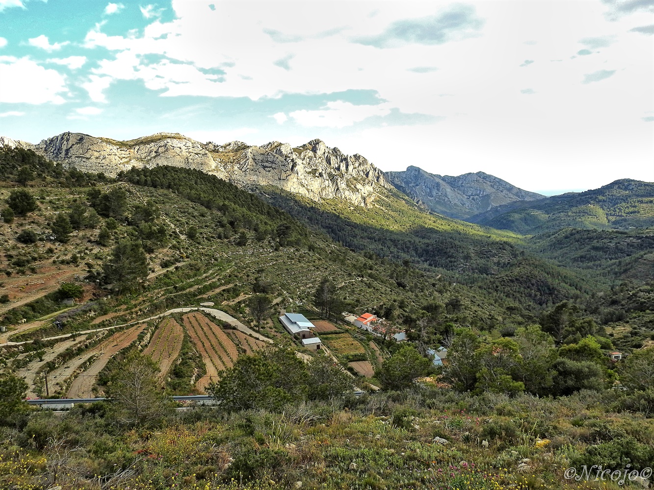 Foto's en korte verhalen uit Spanje: Coll de Rates.