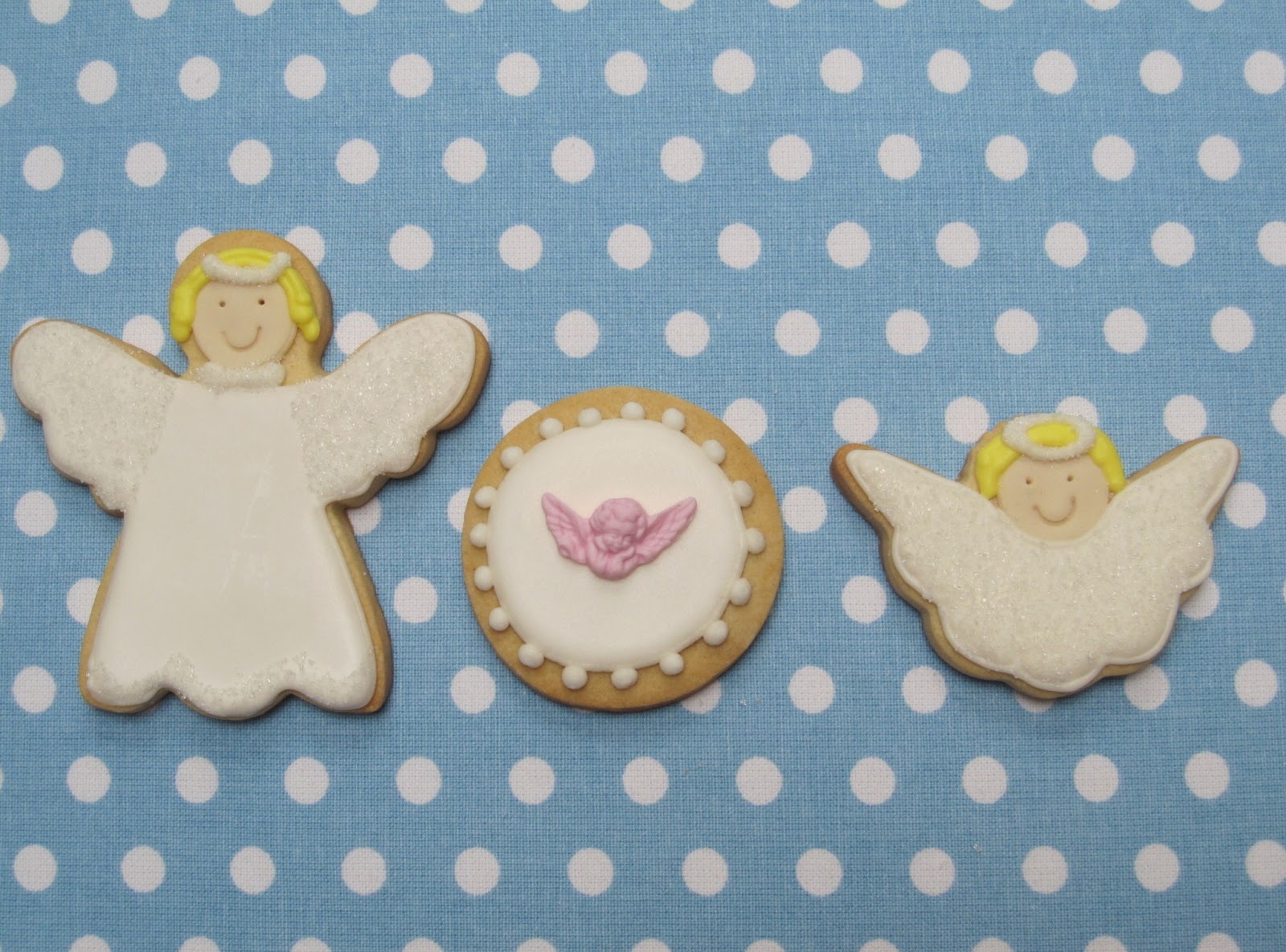 Jarita's Cookies: Galletas de angelitos para comunión