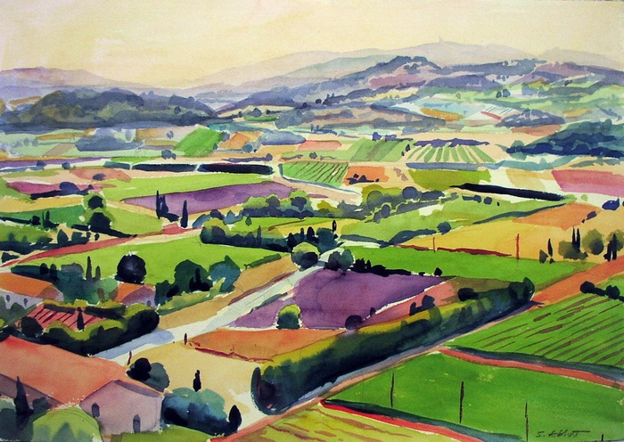 The Art of Bruce: Susan Abbott Painting Provence