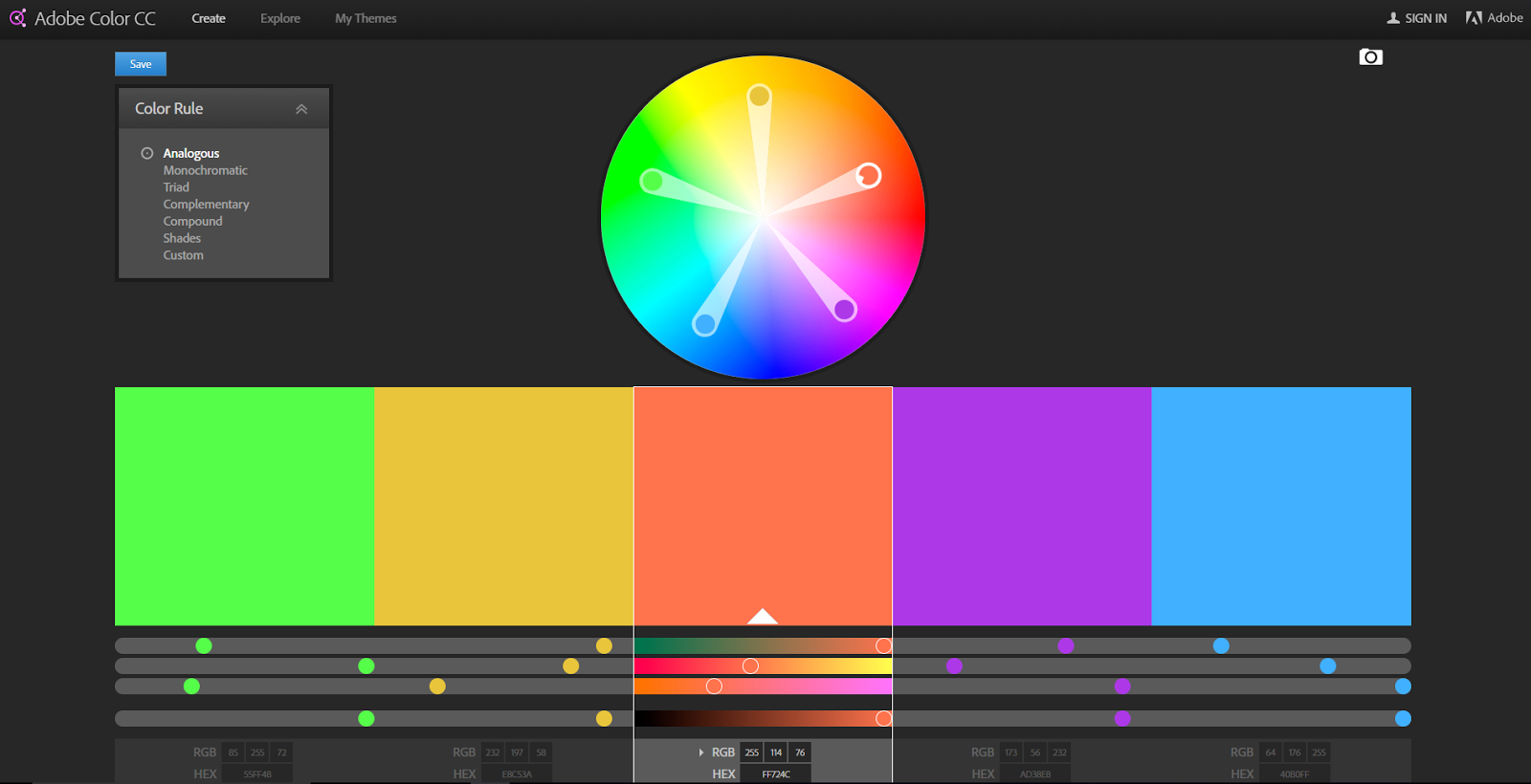 Choosing color scheme for Power BI reports
