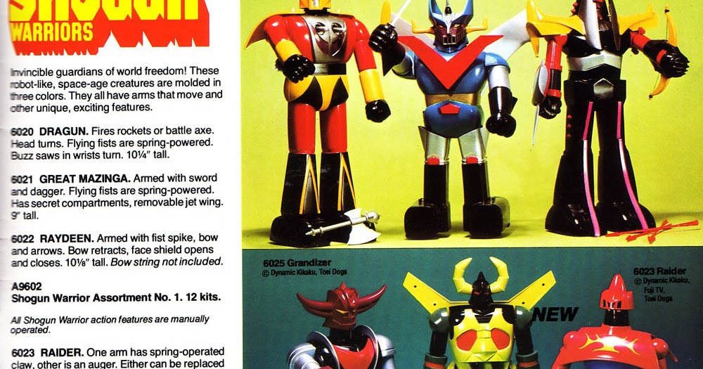 Mid-May Updates - Shogun Warriors Kits and Coloring Book | Shogun Warriors