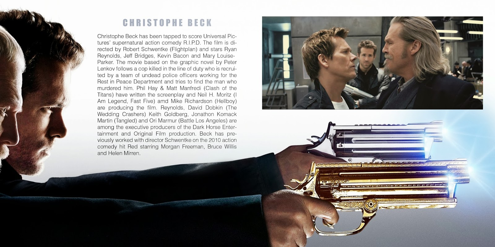 Soundtrack List Covers: R.I.P.D. Rest In Peace Department (Christophe Beck)