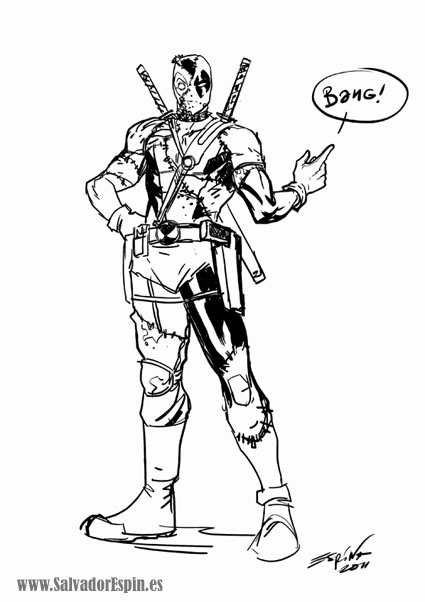Espin´s Sketch-a-lot: DISEÑOS DE EVIL-DEADPOOL!!