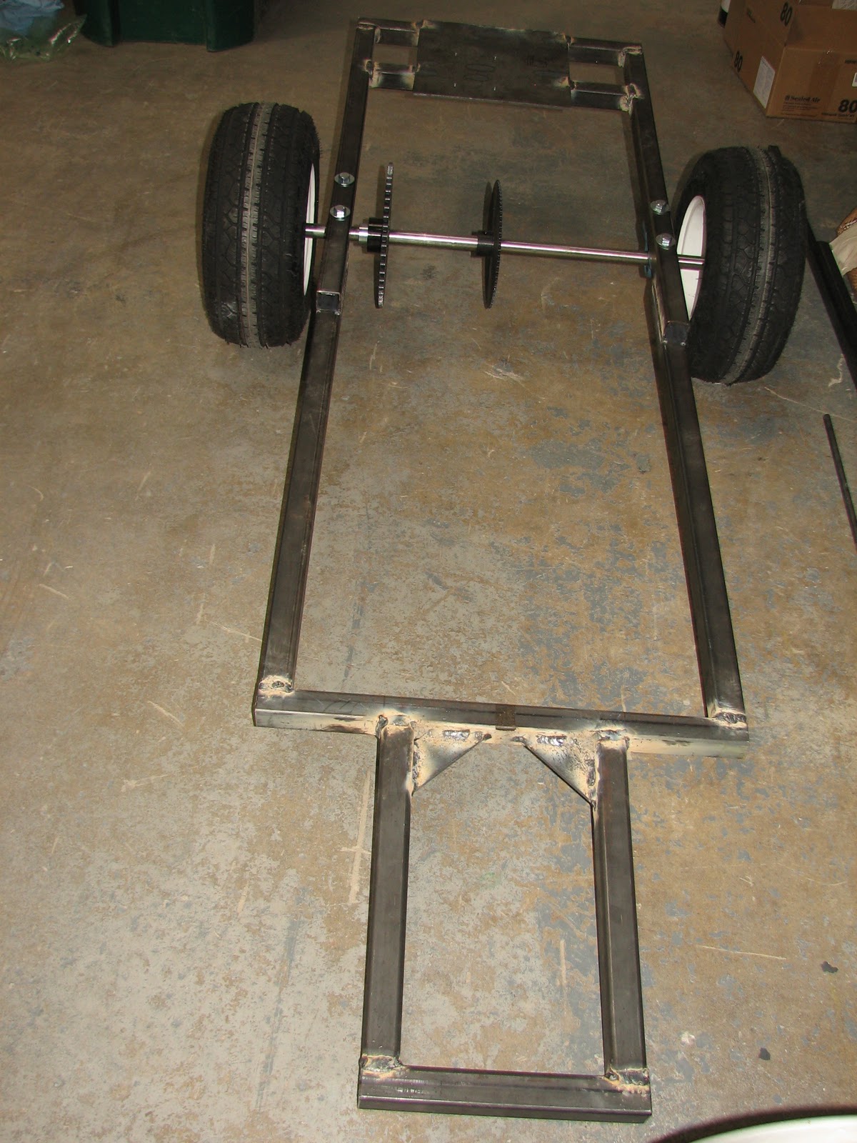 Homebuilt Electric Vehicle: Front axles, Frame, Welds