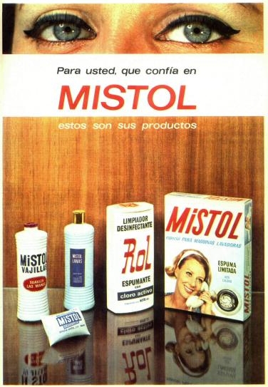 Recordando la publicidad: La evolución de los envases de Mistol.
