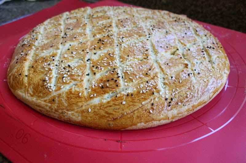 Food Lust People Love: Khobz Mzaweq - Moroccan Decorated Bread #BreadBakers