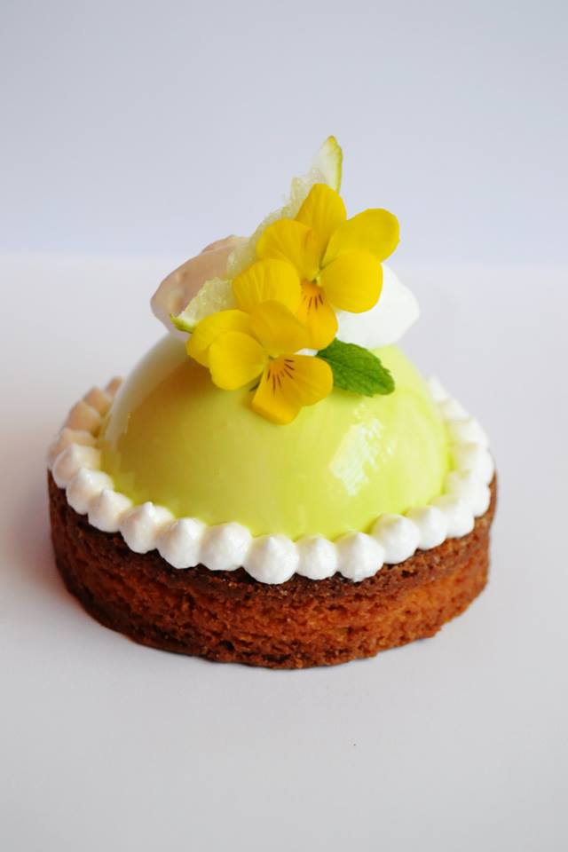 Mini Dômes de Lima-Limão || Lime-Lemon Mini-Dômes Entremets - Sabores ...