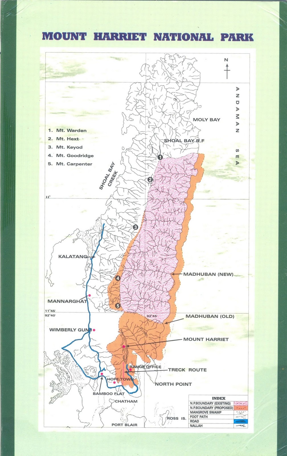 Mount Harriet National Park ~ Andaman & Nicobar Islands